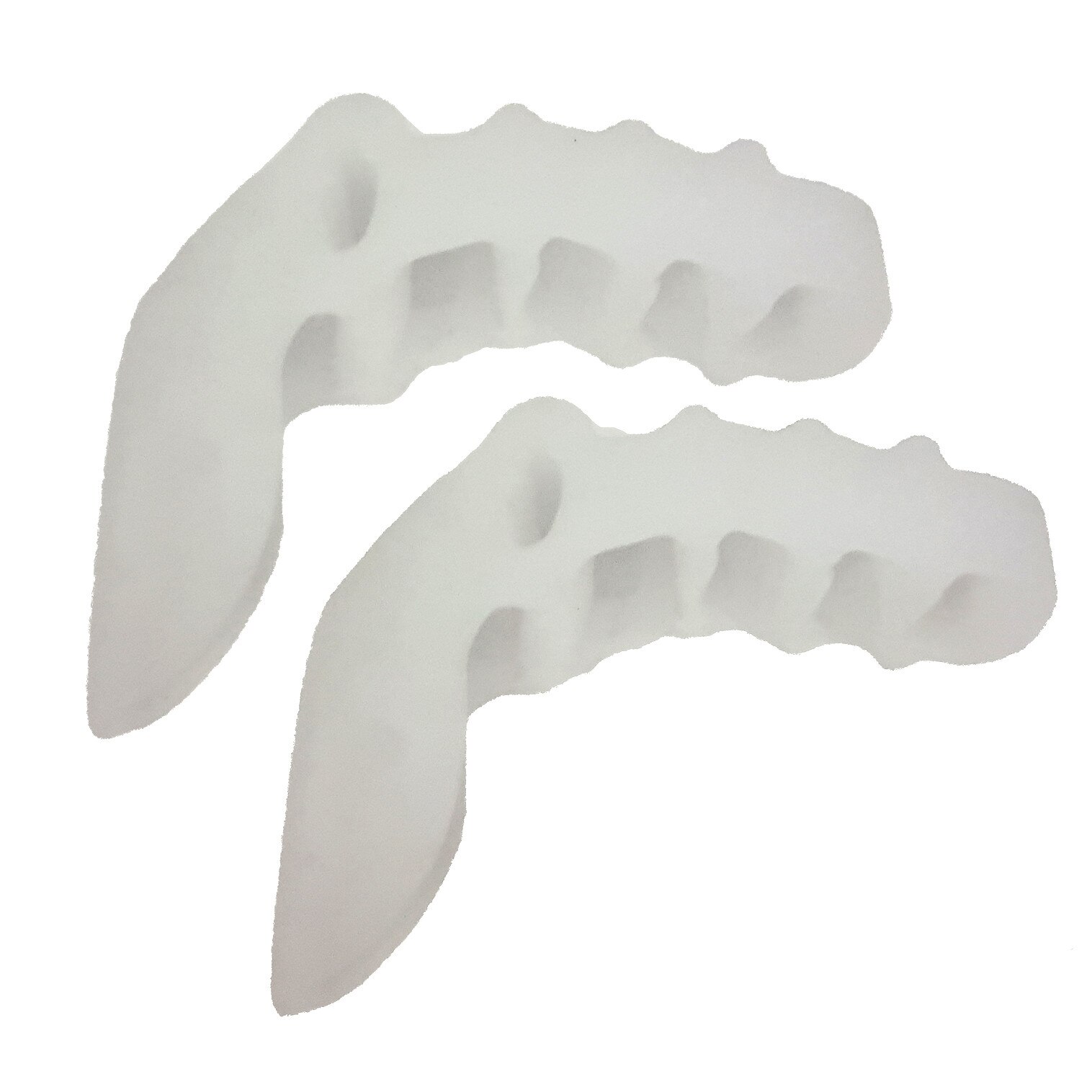 Set 2 separatoare degete si protectie monturi, silicon, alb - eMAG.ro