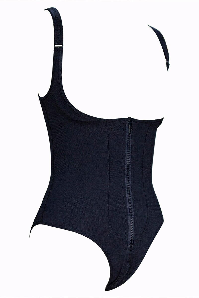 Body modelator cu efect de push-up si subtiere, M, negru - eMAG.ro