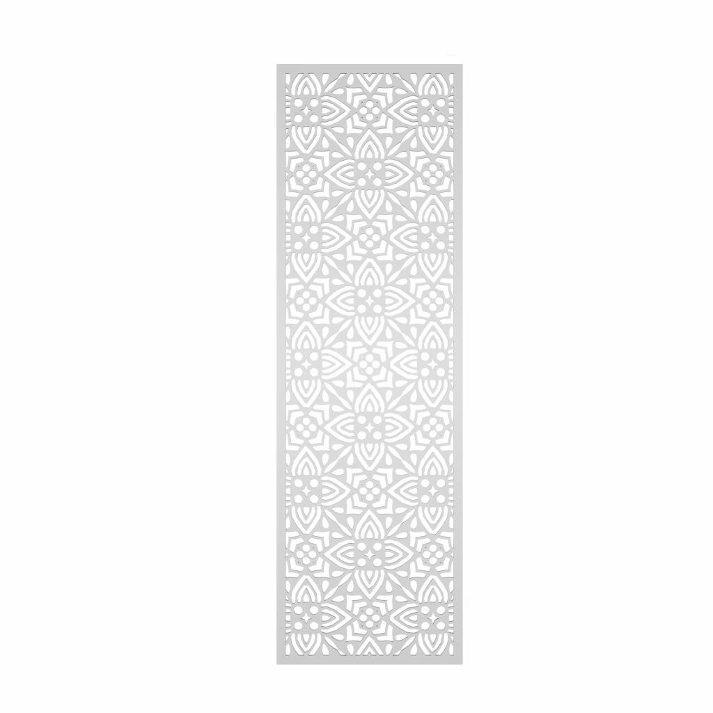 Panou separator decorativ din PVC alb, model 001, 2000x620x15 mm - eMAG.ro