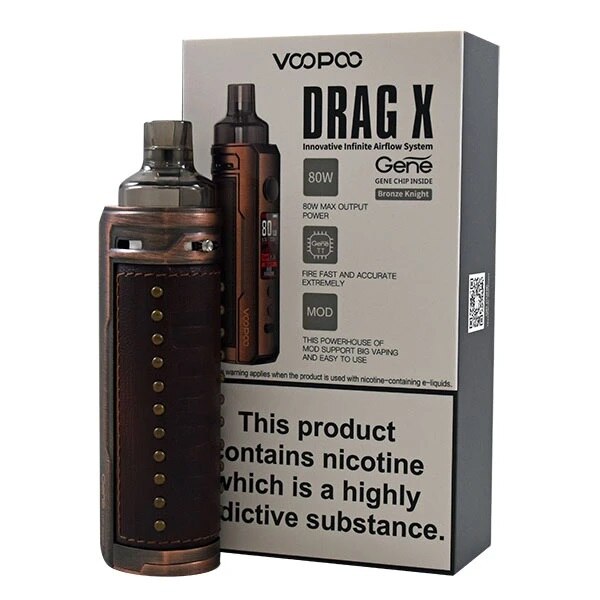 Kit Tigara Electronica Voopoo Drag X, 80W, 4.5ml - Bronze Knight - eMAG.ro