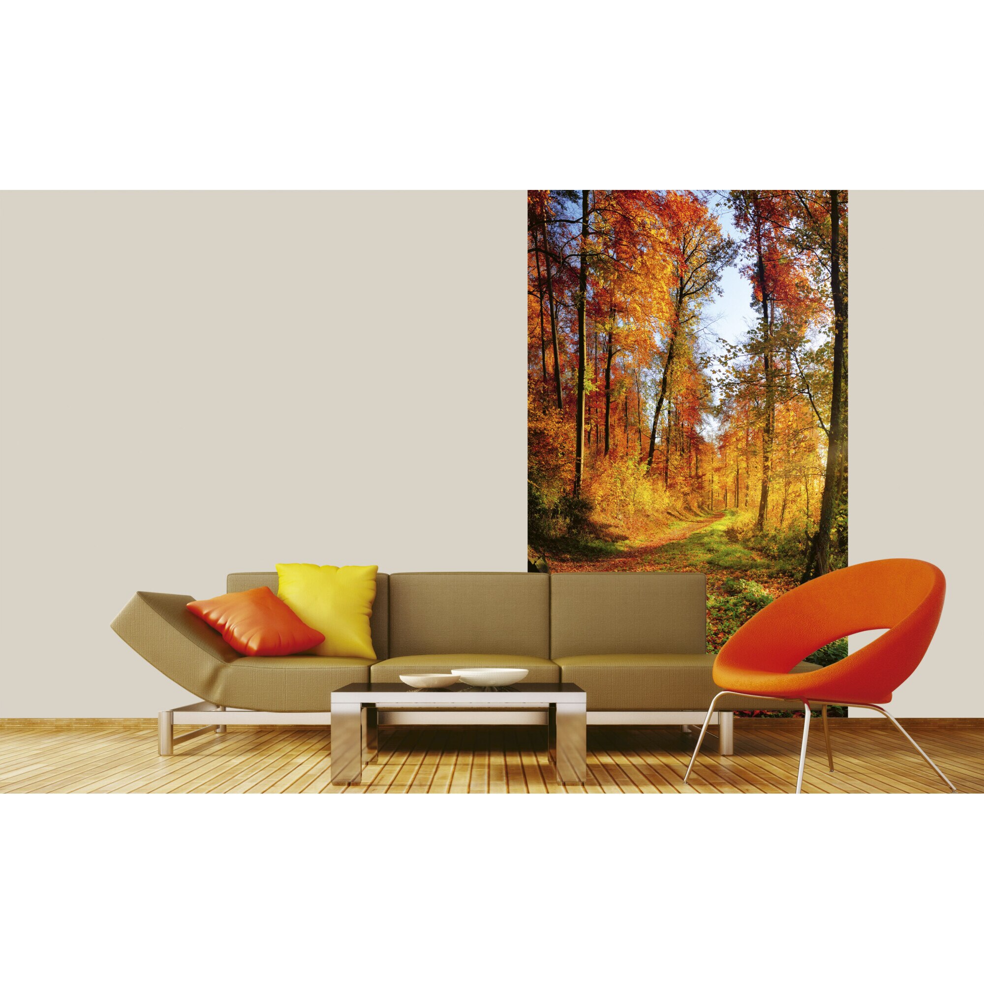 Tapet DIMEX, Model Plimbare in padure, 150 x 250 cm, Netesut ...