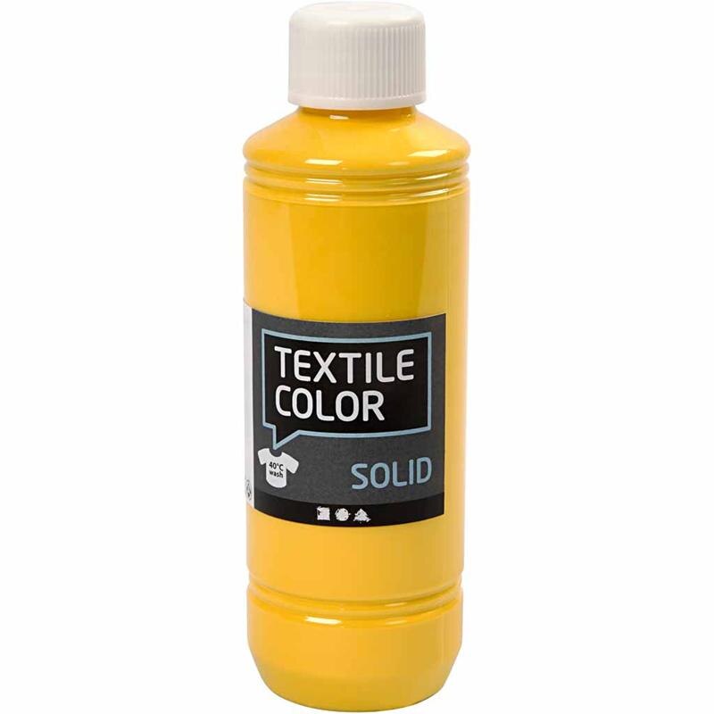 Vopsea pentru textile, 250 ml, Galben - eMAG.ro