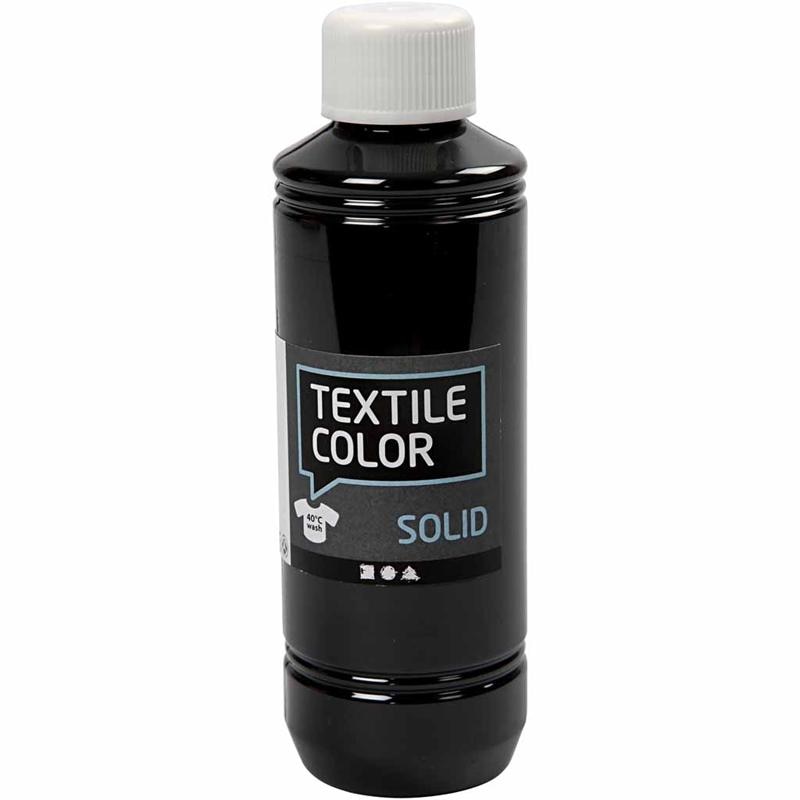 Vopsea pentru textile, 250 ml, Negru - eMAG.ro