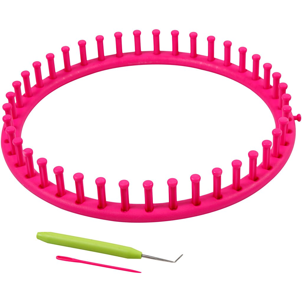 Gherghef pentru copii, 27 cm, Roz - eMAG.ro