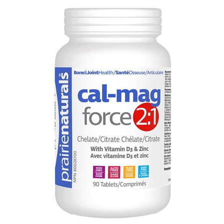 Cal-Mag Force 2:1, 90 caps, Prairie Naturals, mentinerea sanatatii ...
