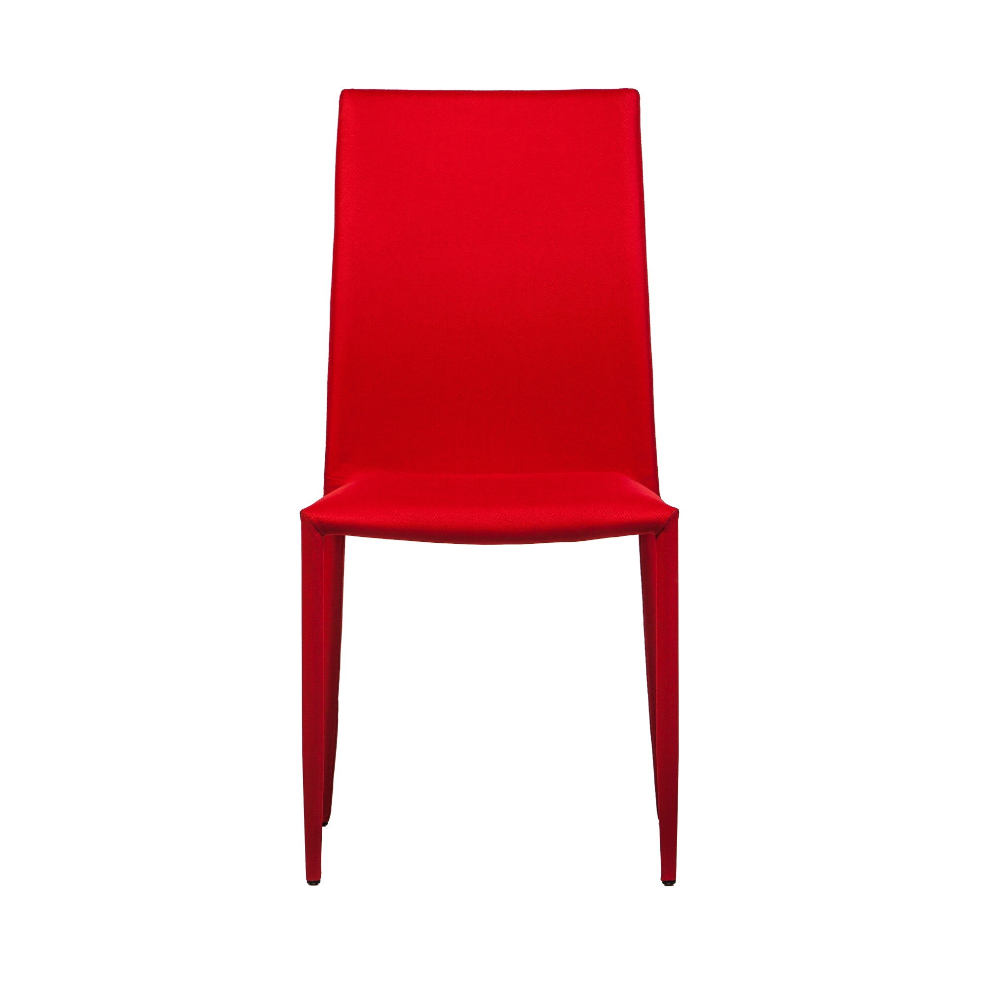 Scaun living Berta, 44 x 53 x 90 cm, Rosu - eMAG.ro