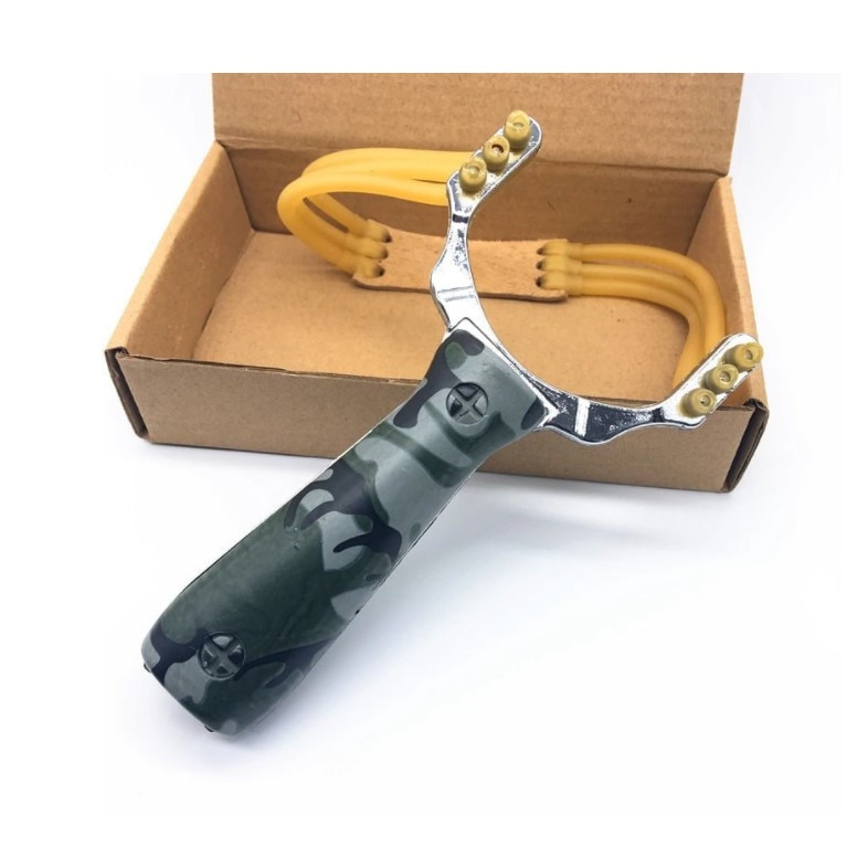 Prastie de vanatoare EDAR® cu maner ergonomic, portabil, model camuflaj ...