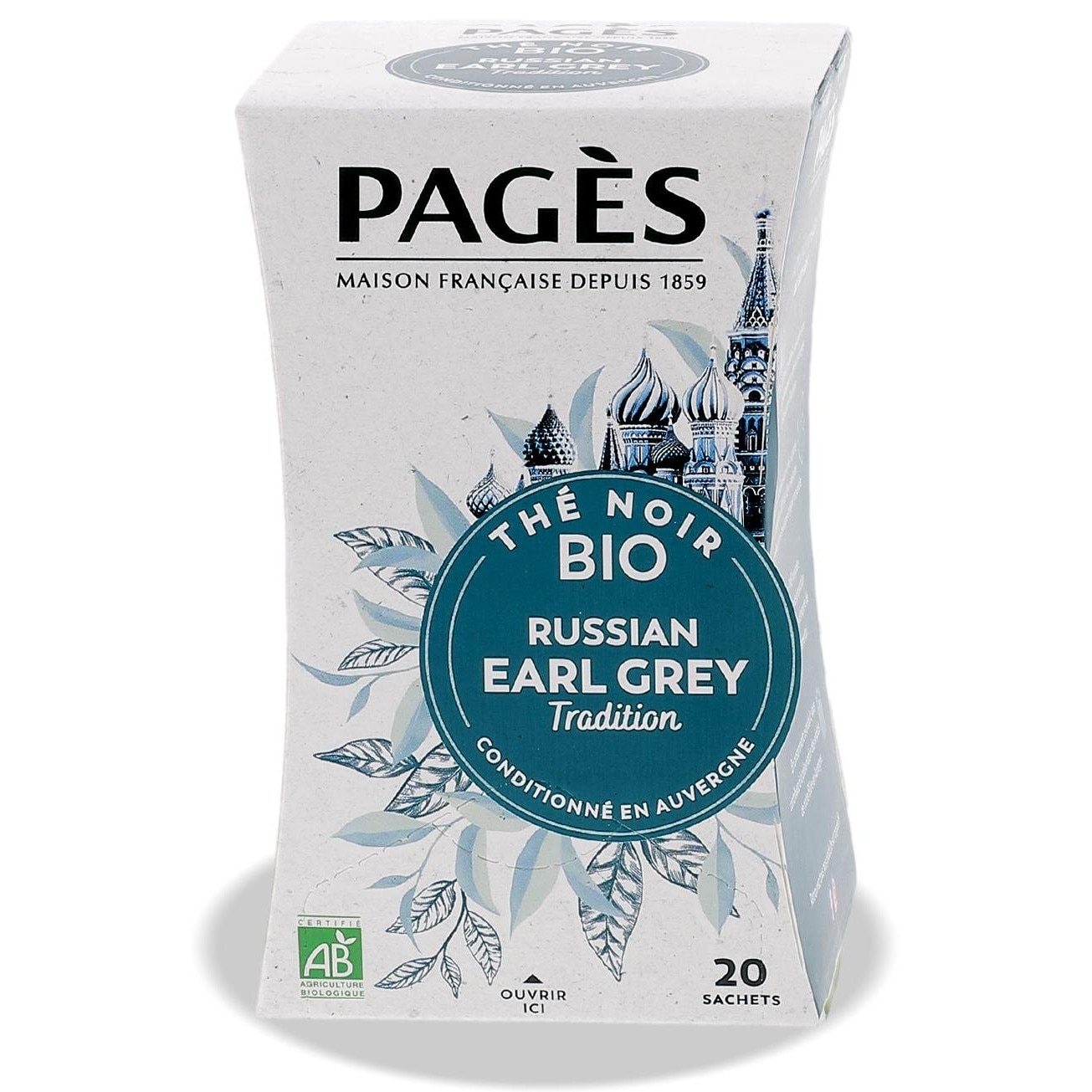 Ceai negru BIO Earl Grey Russian Pages, 20 pliculete - eMAG.ro