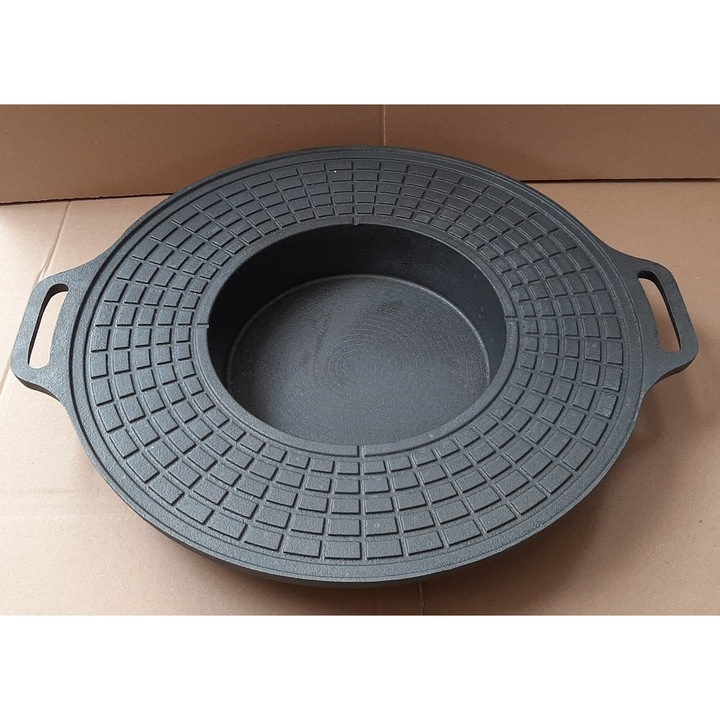 Disc Din Fonta Tip Grill, Cu Picioare, Adanc 49 cm, Mixt Barbeque ...