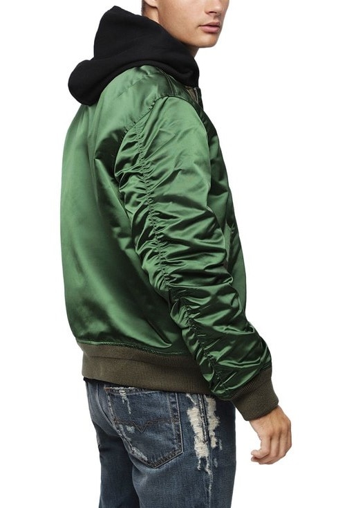 Geaca de primavara DIESEL J-Souly bomber, verde, S - eMAG.ro