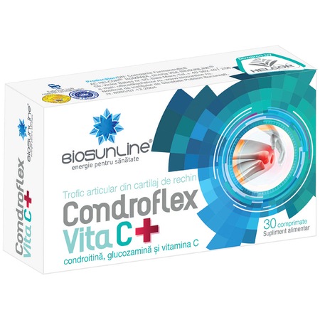 Supliment alimentar Condroflex Vita C, BioSunLine, 30 tablete - eMAG.ro