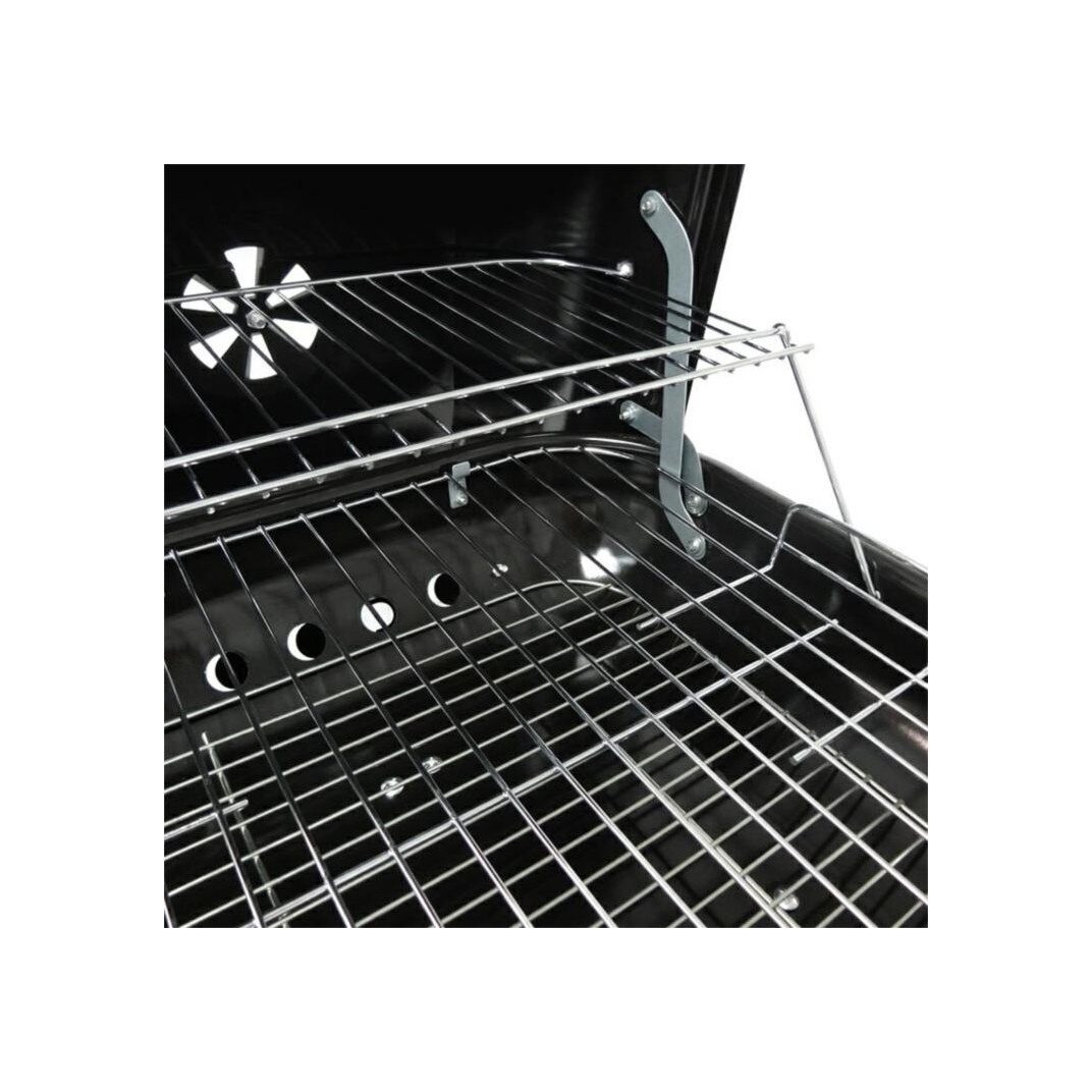 Gratar pliabil cu roti, culoare negru - eMAG.ro