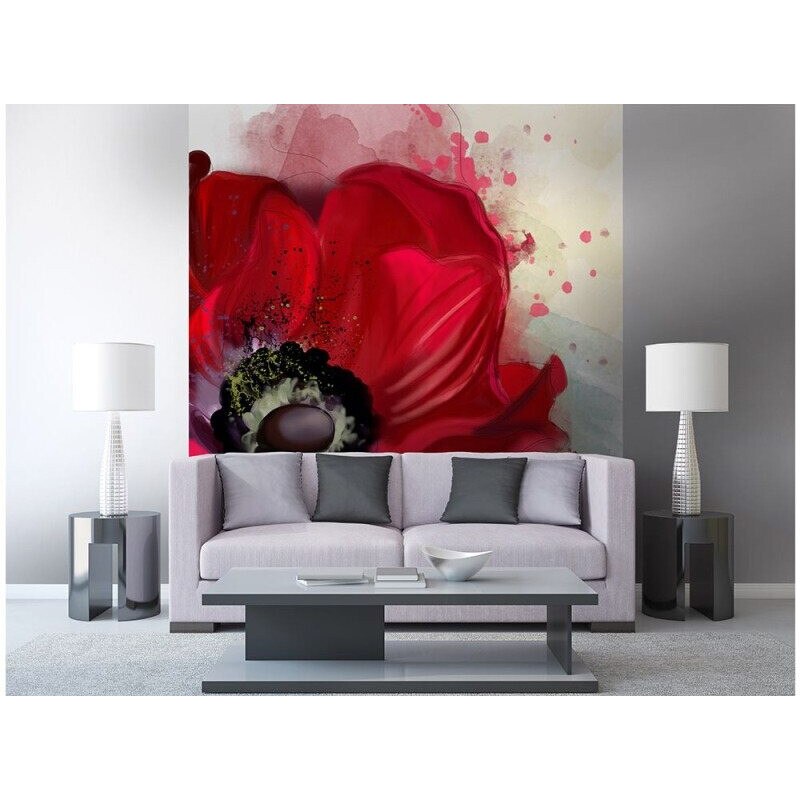 Tapet DIMEX, Model Mac rosu, 225 x 250 cm, Netesut, Rosu - eMAG.ro