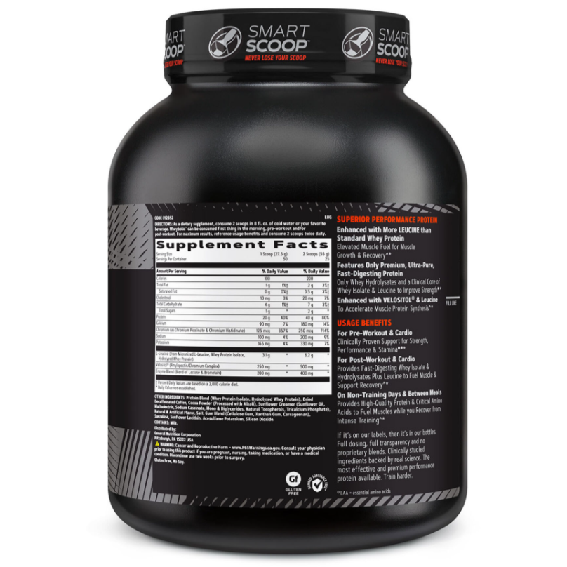 GNC AMP Wheybolic™, Proteina din Zer, cu Aroma de Cafea cu Lapte, 1375 ...