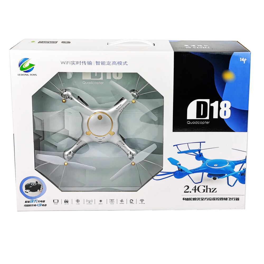 Drona pentru copii cu camera, Atlas, Alb - eMAG.ro