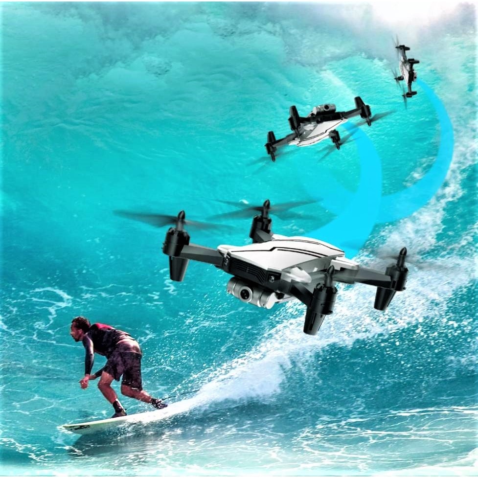 Mini Drona Drk pentru Copii si Adulti,Wi-Fi,Camera HD Fpv,2 Baterii ...