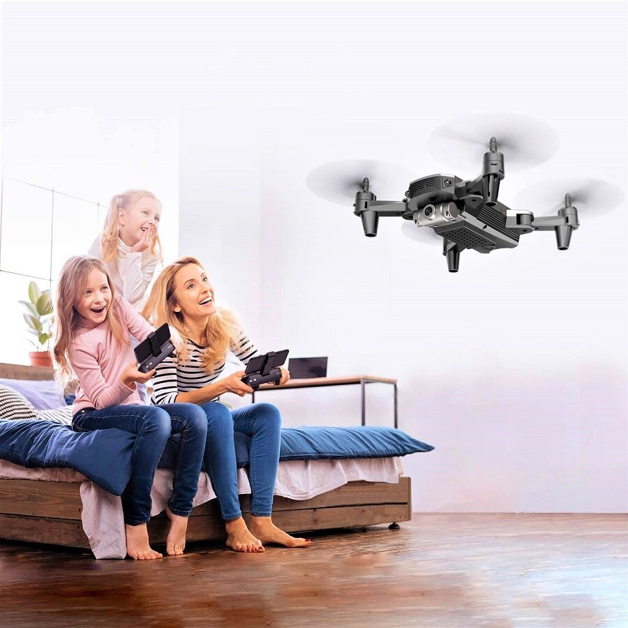 Mini Drona Drk pentru Copii si Adulti,Wi-Fi,Camera HD Fpv,2 Baterii ...