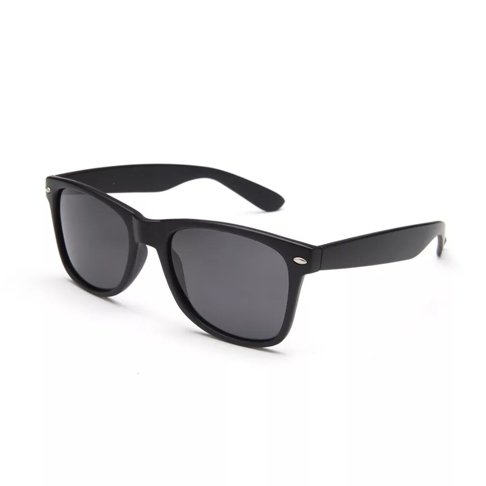 Ochelari de soare unisex Wayfarer Lucian Negru cu Negru - eMAG.ro
