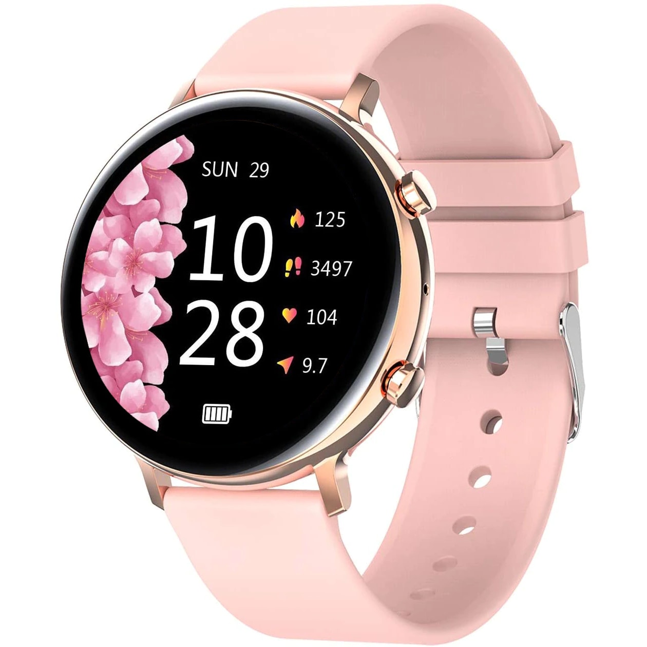 Ceas SmartWatch LikeSmart™ WATCHFIT, Full Touch, 1.28" HD Display, Apel ...