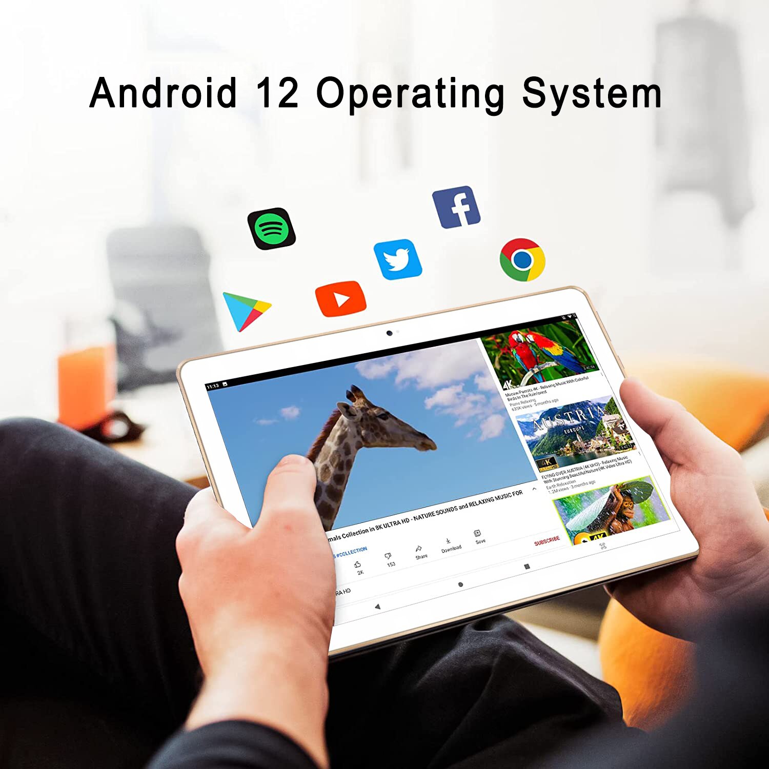 Tableta TOSCIDO T26, 10.1", Octa-Core, Android 12, 6GB RAM, 128GB ROM ...