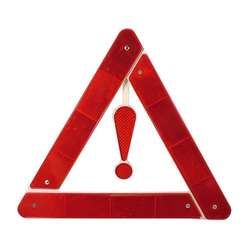 Triunghi reflectorizant OEM 40cm, pliabil, cu semn de exclamare ...