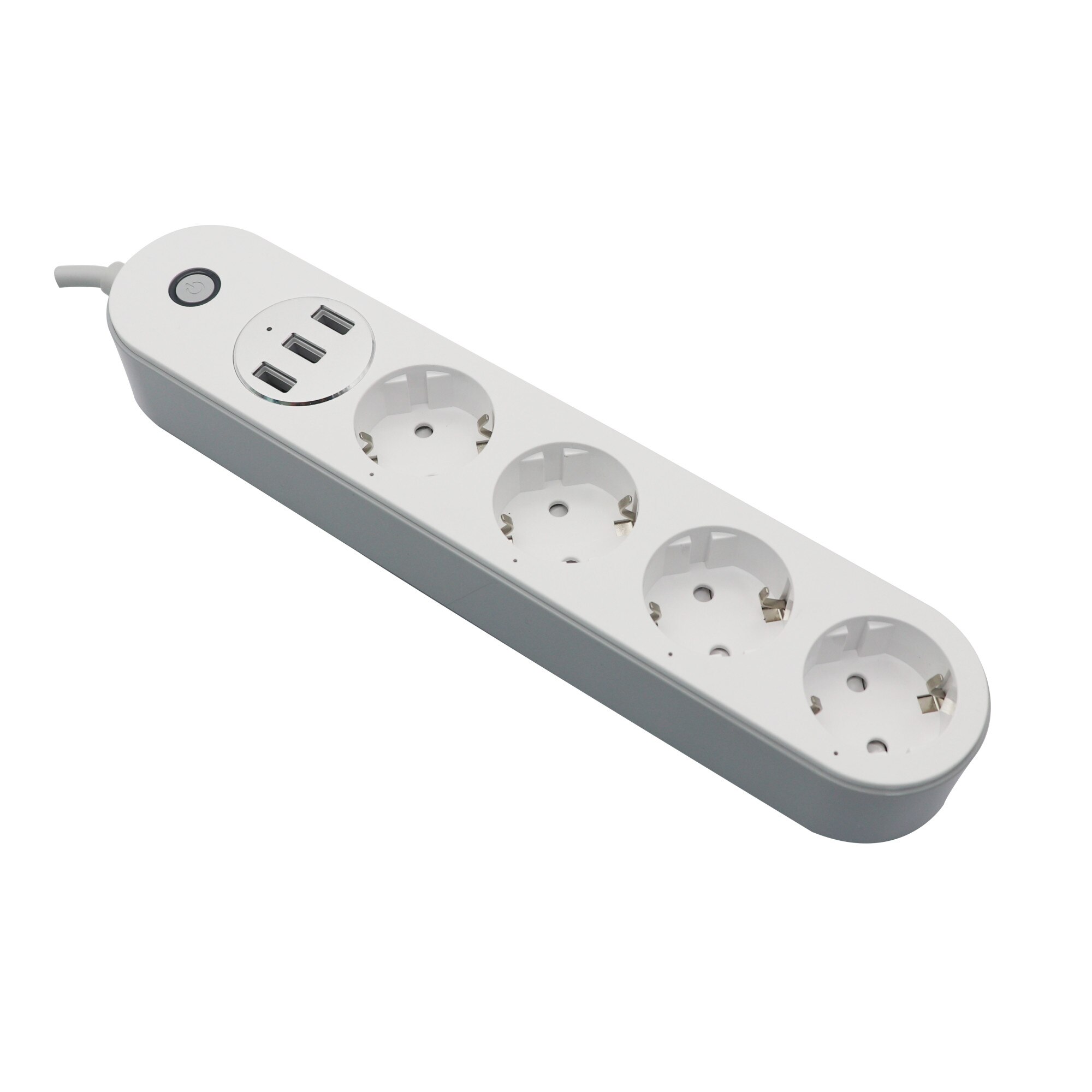 Prelungitor inteligent RES-01SP, 4 prize, 3 porturi USB, Control de pe ...