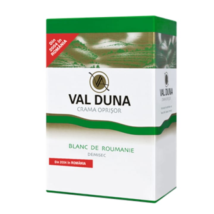 Vin Alb Val Duna, Blanc de Roumanie, Demisec, 10 l - eMAG.ro