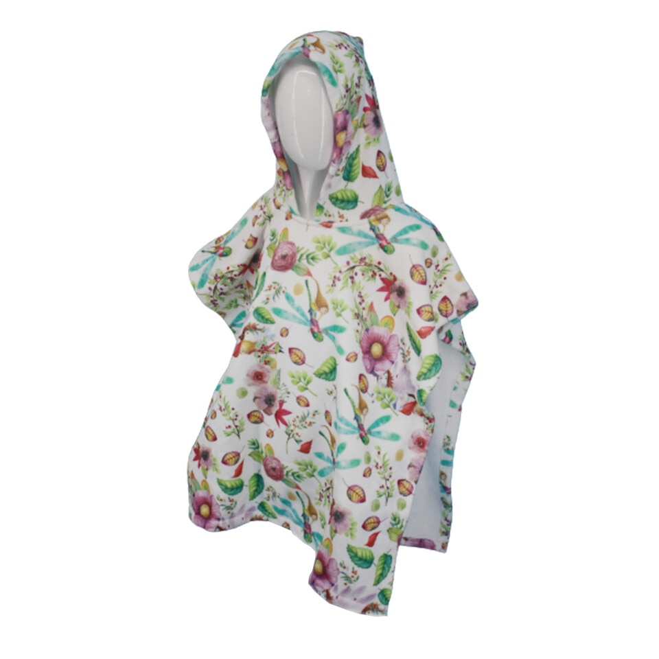 Halat de baie poncho cu gluga, model cu zane magice 60x120 - eMAG.ro