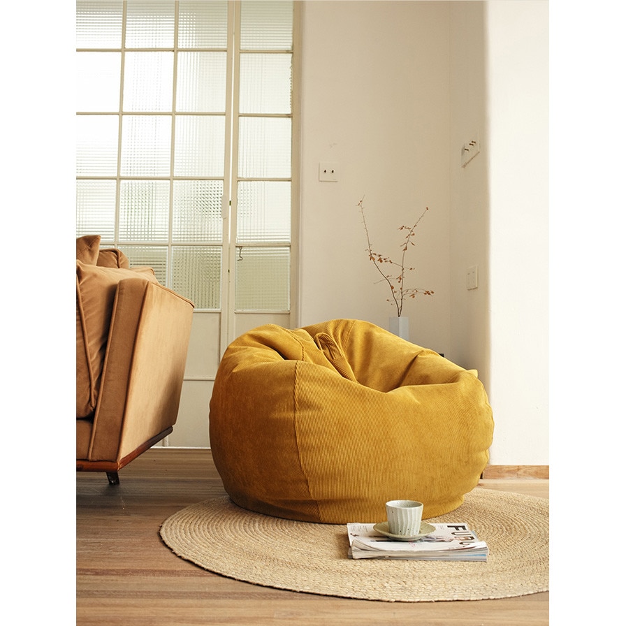 Fotoliu Puf CHIC, tip para, cu maner, Portocaliu - eMAG.ro
