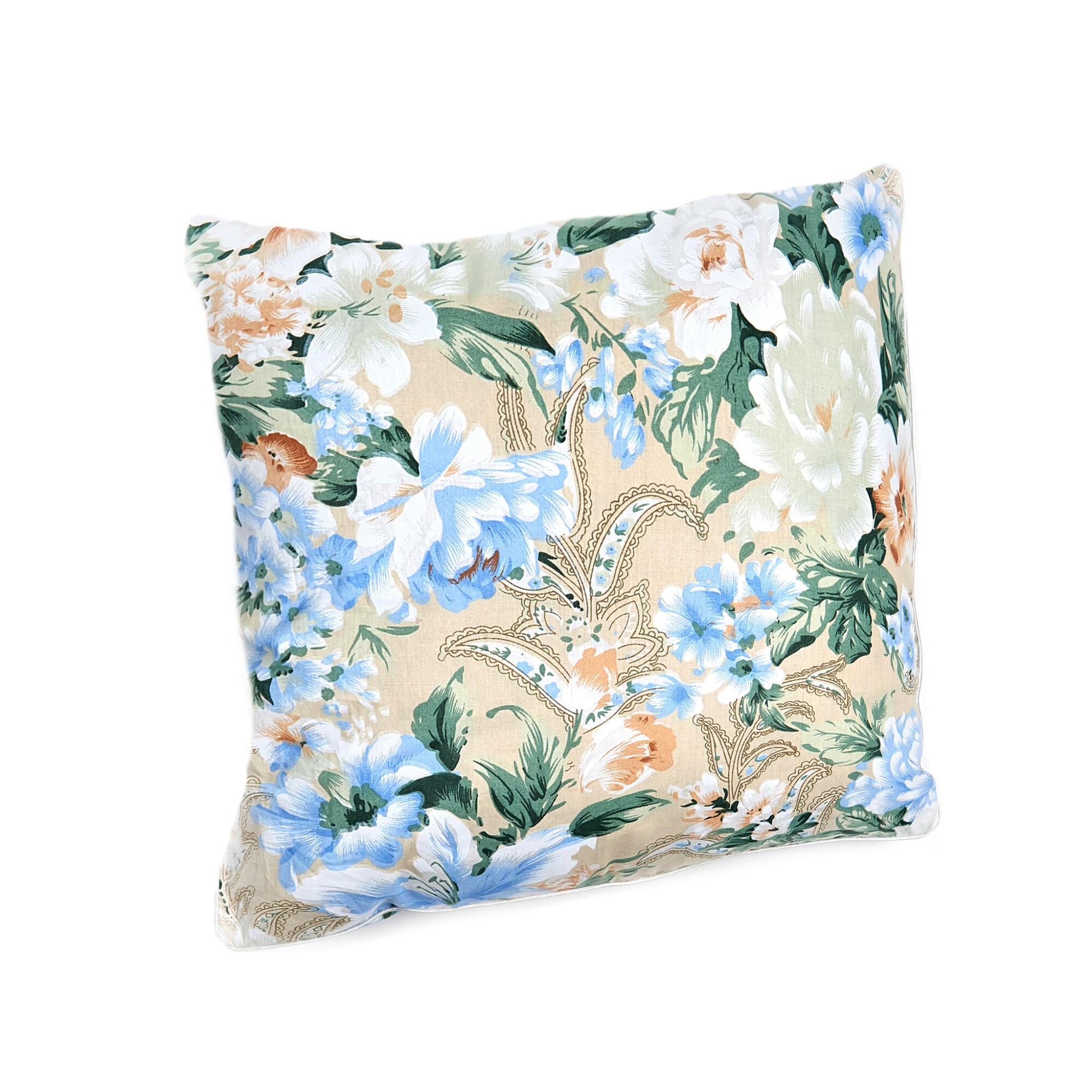 Pehely és libatoll párna nyomattal, 1200 g, Többszínű, 60 x 60 cm - eMAG.hu