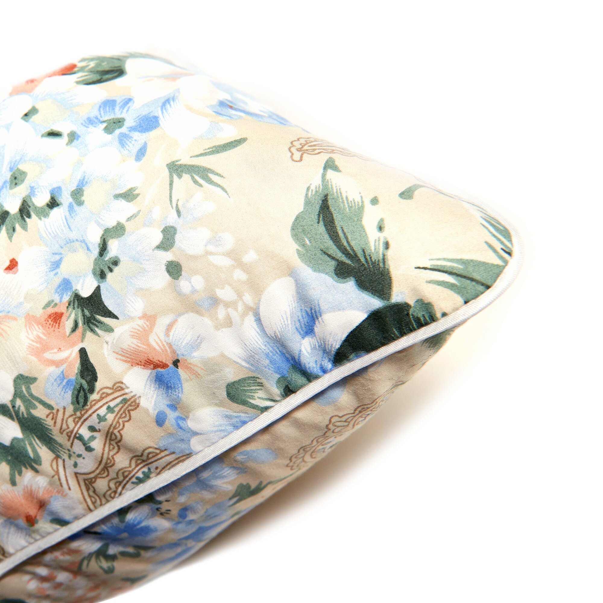 Pehely és libatoll párna nyomattal, 1200 g, Többszínű, 60 x 60 cm - eMAG.hu