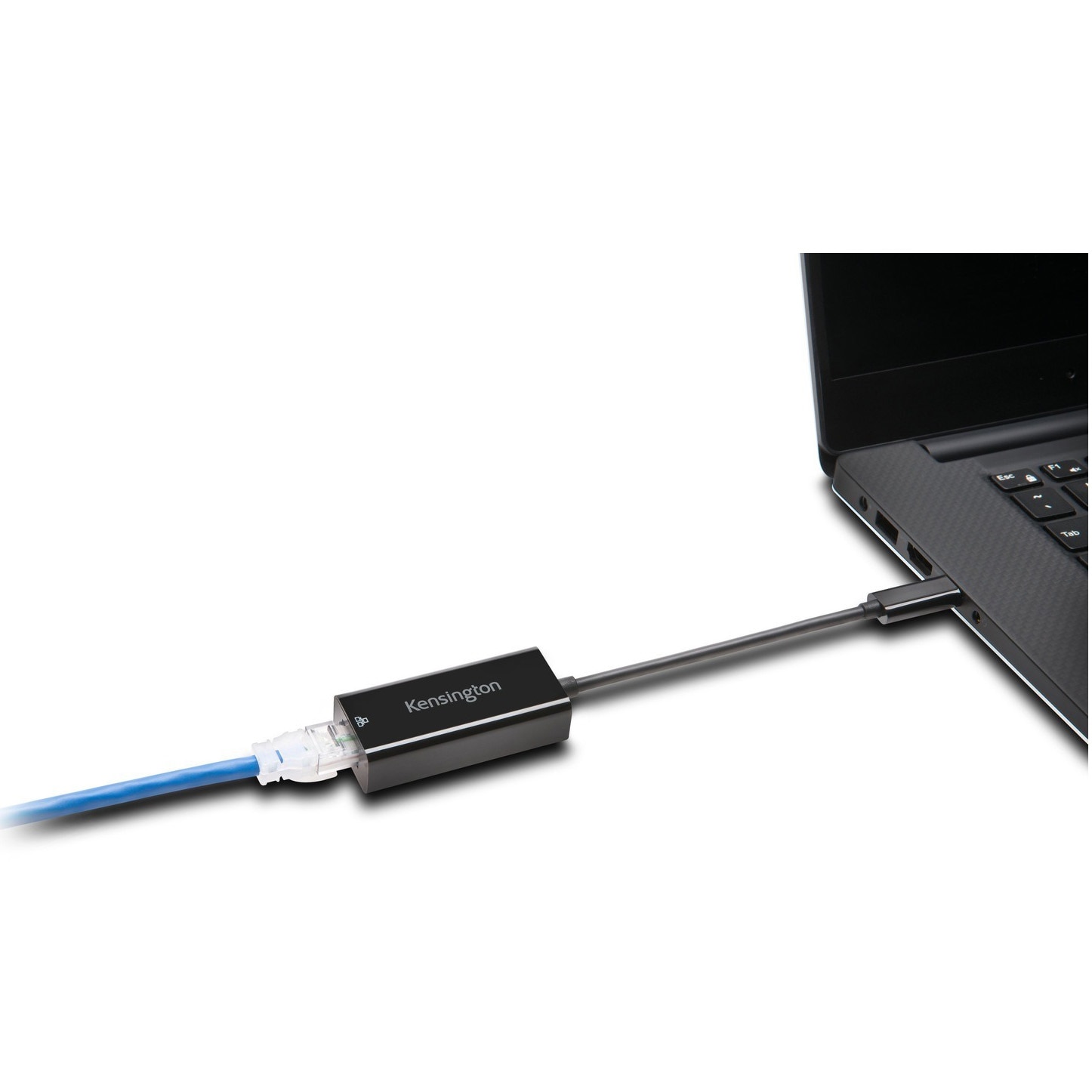 Adaptor placa de retea KENSINGTON CA1100E, USB-C, port RJ-45, 1000 Mbps ...
