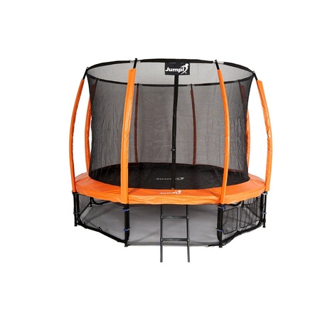 Trambulina de gradina 312cm/10ft portocale Maxy Comfort Plus cu plasa ...