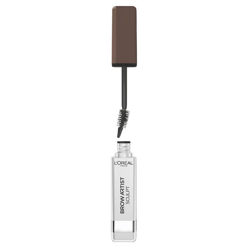 Gel sprancene, Loreal, Brow Artist, Sculpt, 02 Brunette, 6.5 g - eMAG.ro