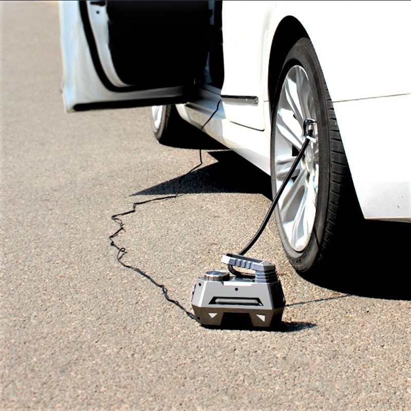 Compresor Auto 12V Dc-150 Psi, Putere nominala 120W, Manometru Digital ...