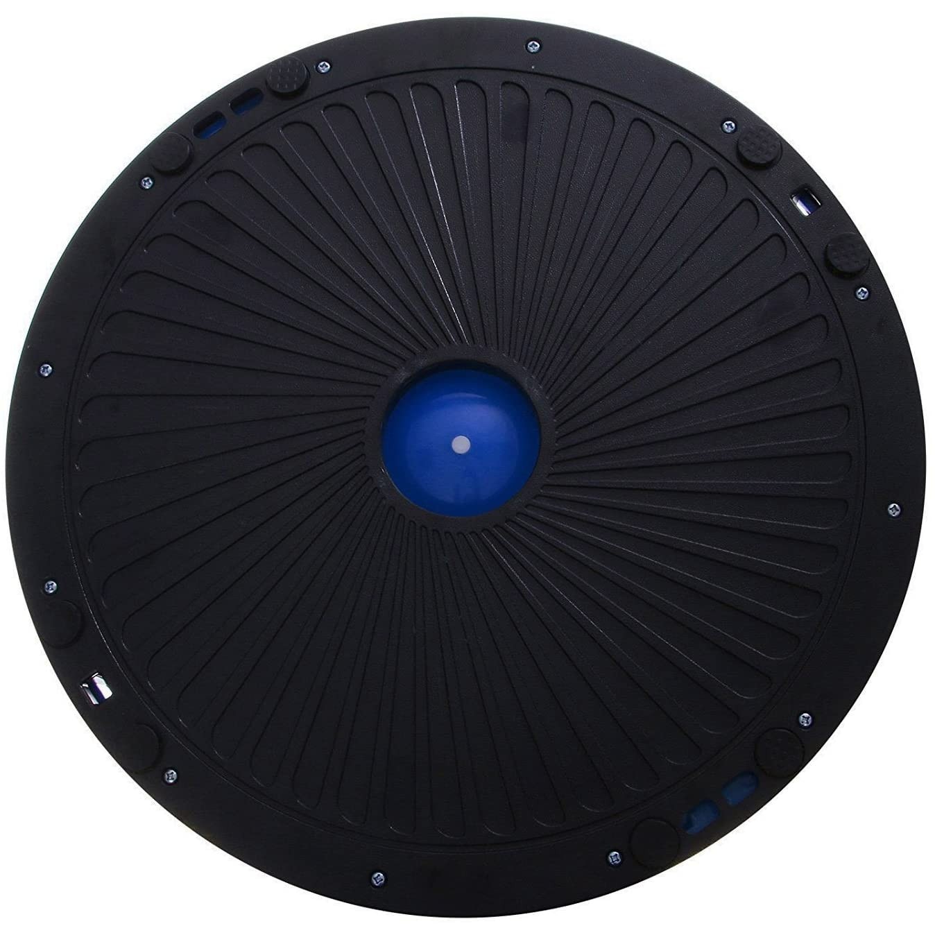 Minge echilibru bosu, GO4FIT, albastra, cu manere si pompa - eMAG.ro