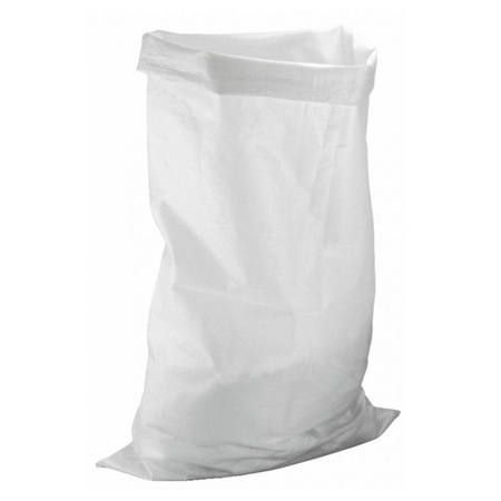 Sac rafie constructii, PP, 85 x 50 cm, 65g/m2, alb, 80L, Dedra - eMAG.ro
