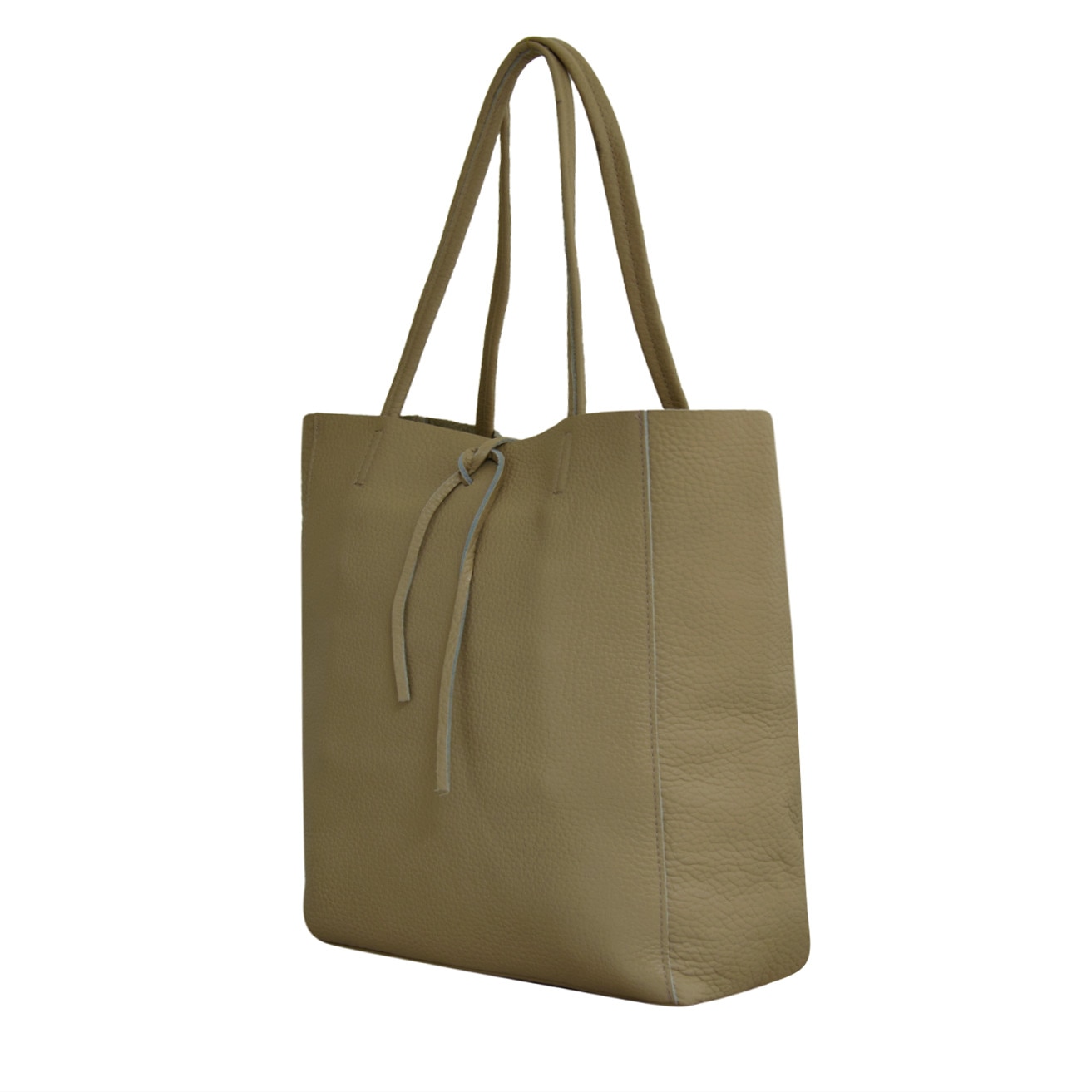 Geanta tip traista din piele naturala Eva Bags, Sia crem - eMAG.ro