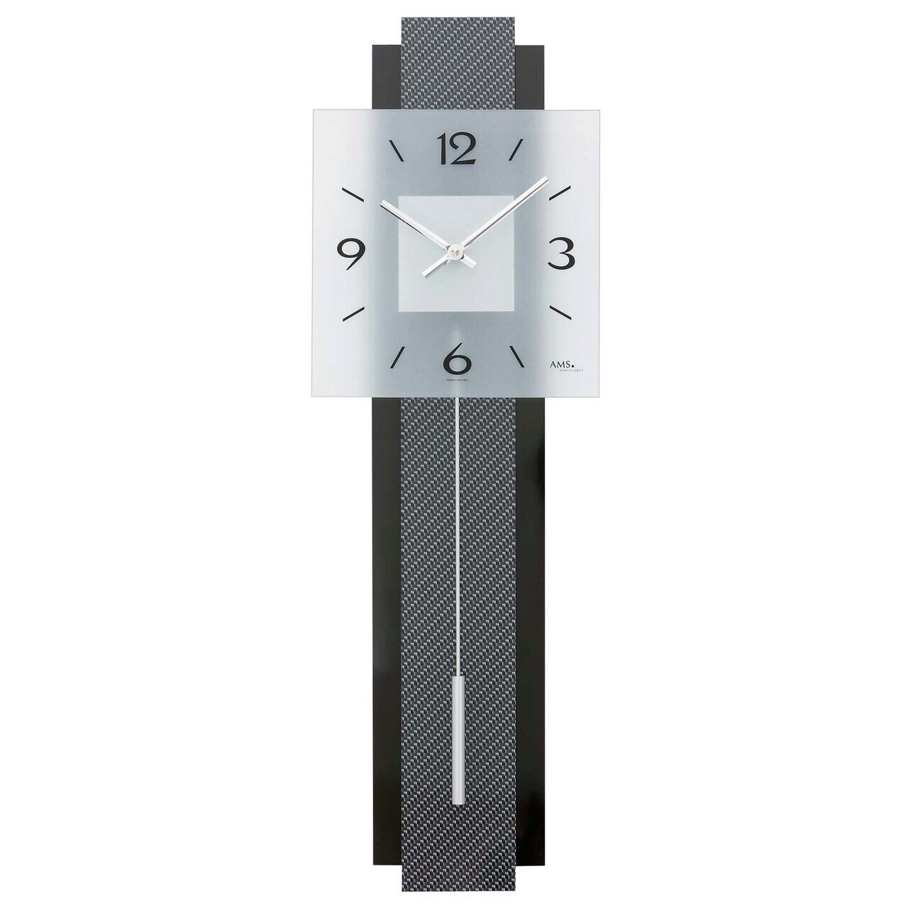 Ceas de perete AMS 7313, Quartz, Transparent, Analogic, Modern - eMAG.ro