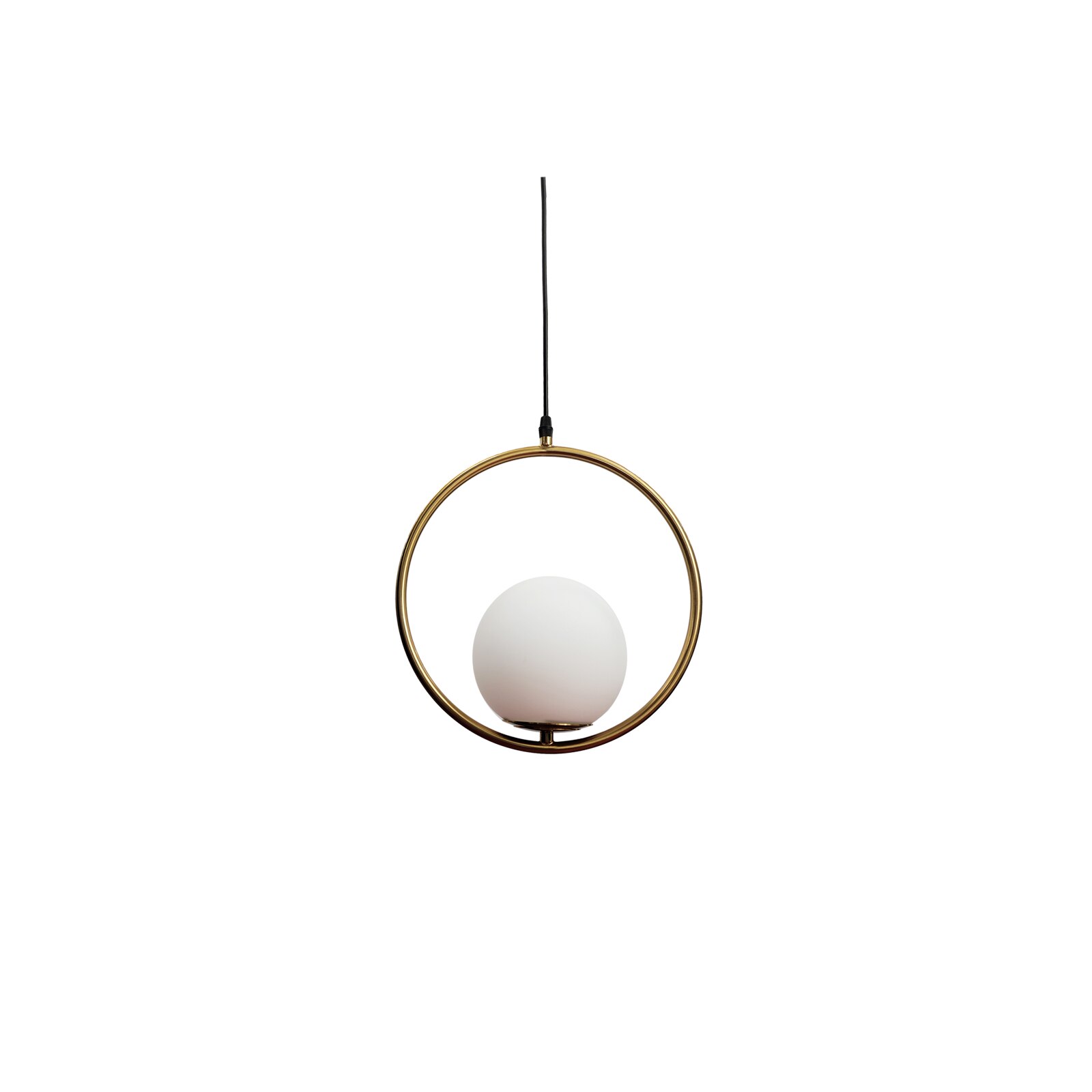 Pendul E27 gold glob sticla Bravi - eMAG.ro