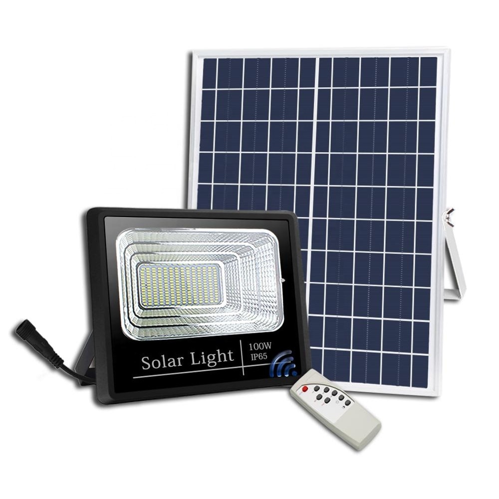 Proiector solar cu senzor de lumina cu telecomanda, OS-TGD-100 - eMAG.ro