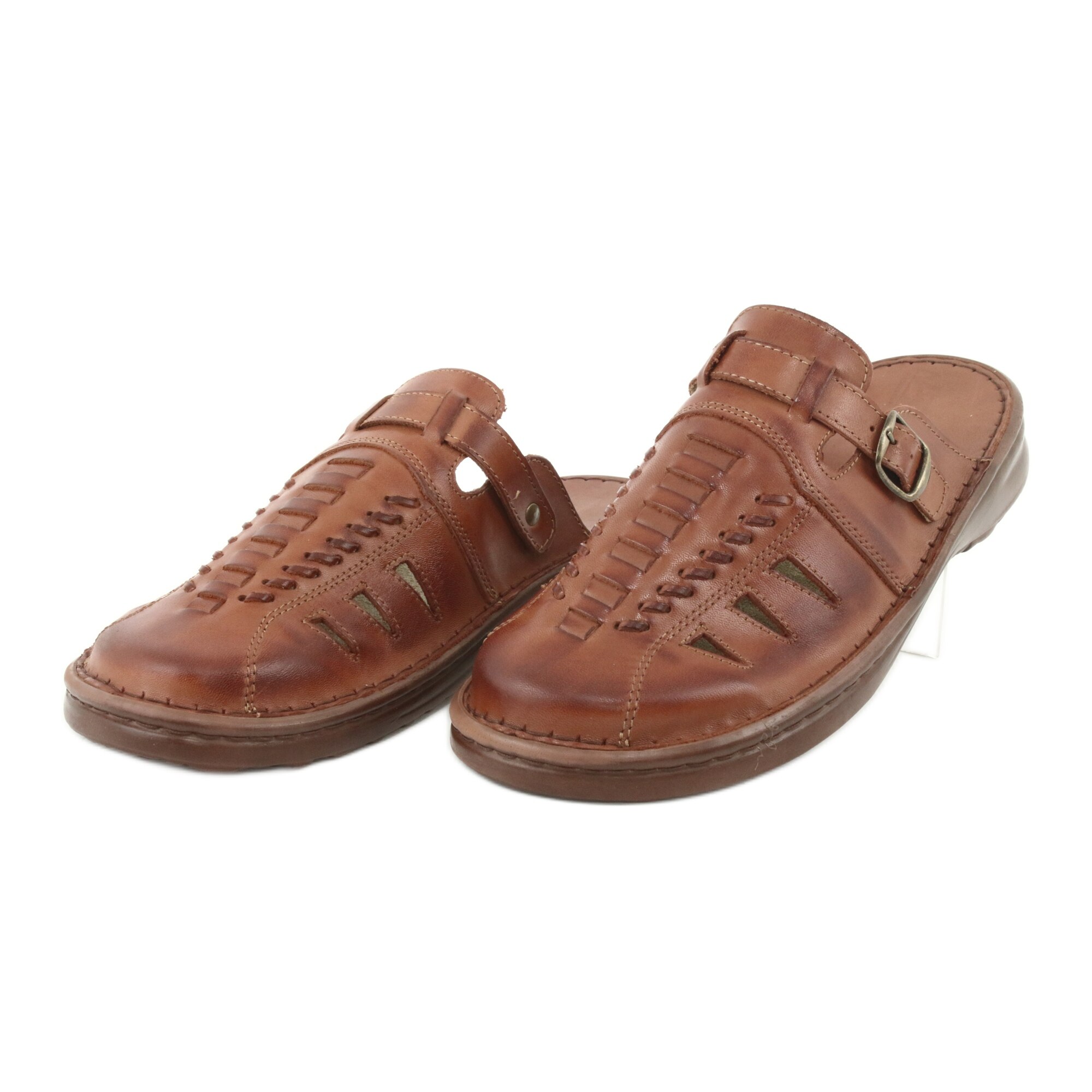 Slapi, papuci barbati, Naszbut, BM59587, Maro, EU 40 - eMAG.ro