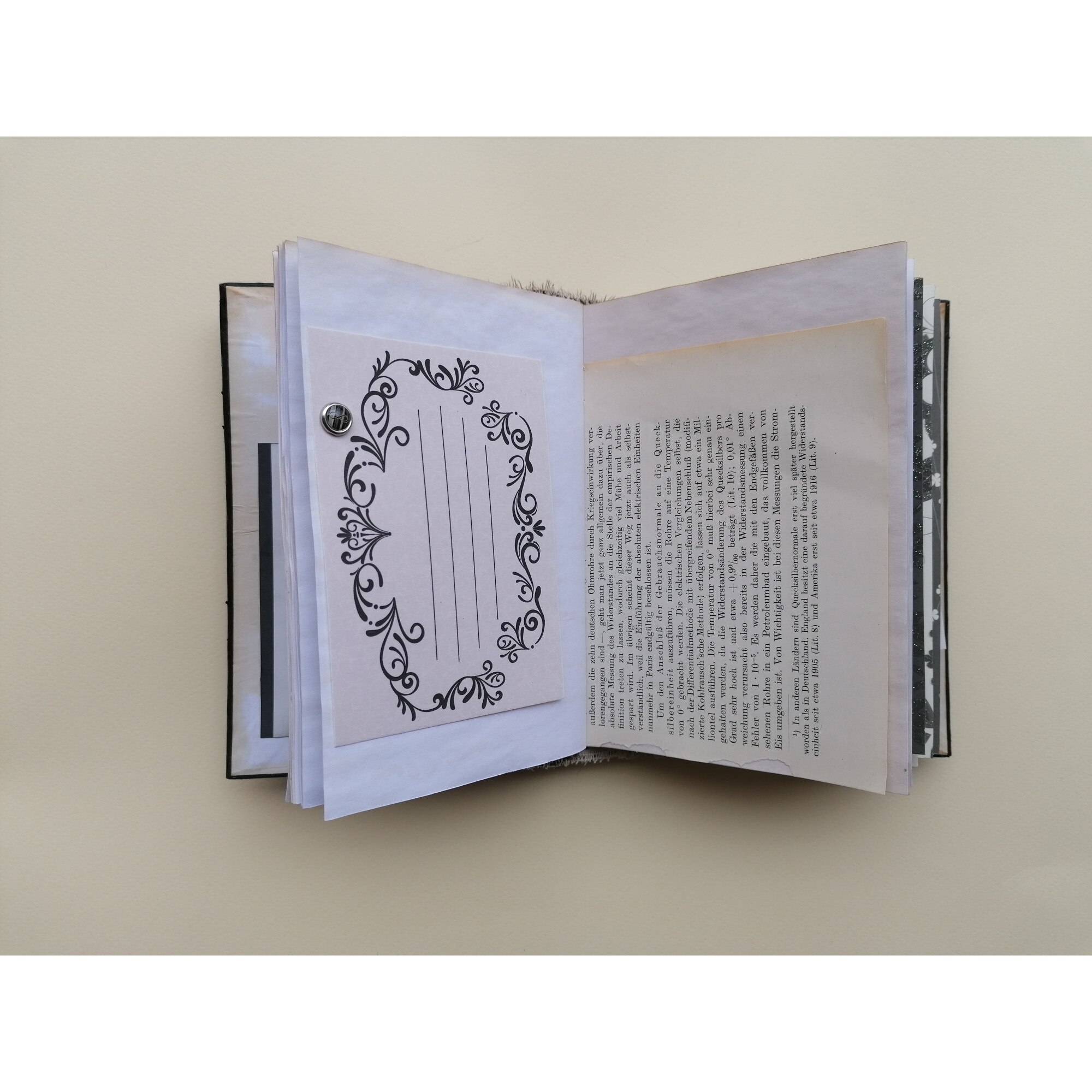 Jurnal Negru Handmade ”Cherish” 110 x 170 mm - eMAG.ro