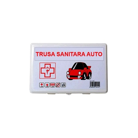 Set Trusa medicala auto de prim ajutor, omologata - eMAG.ro