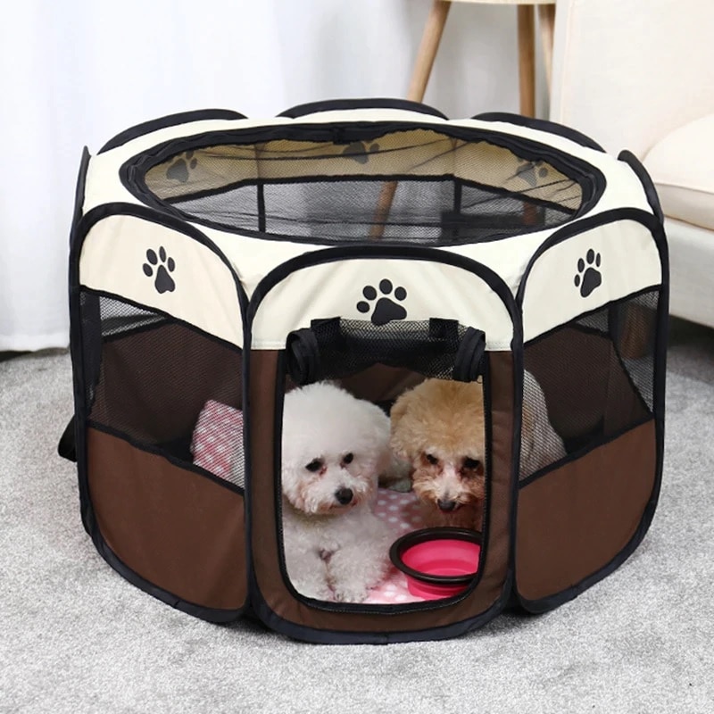 Cusca pentru animale, Edea, 91x91x58 cm, Maro - eMAG.ro