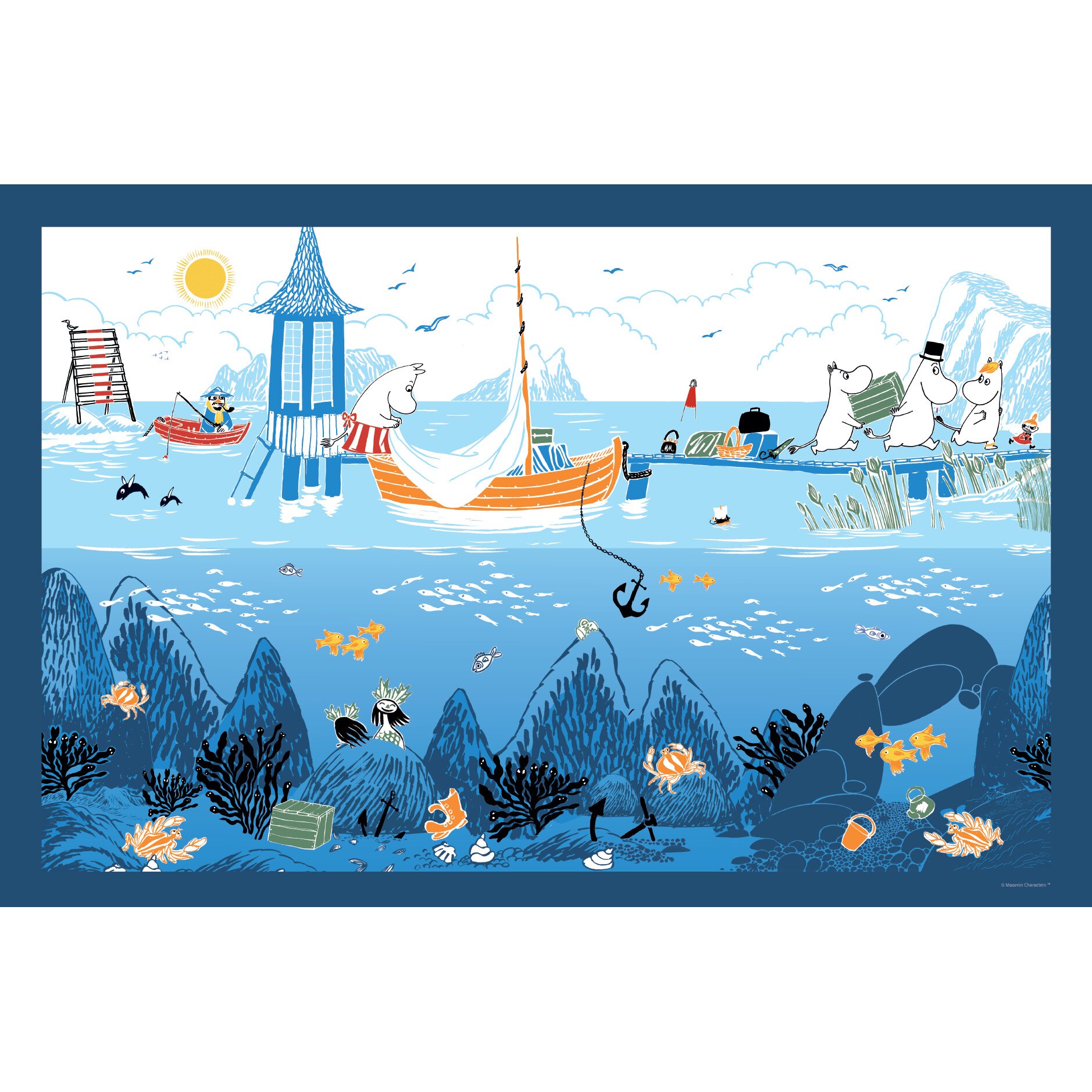 Puzzle Moomin, puzzle-ul nostru de pe fundul marii, 26 piese - eMAG.ro