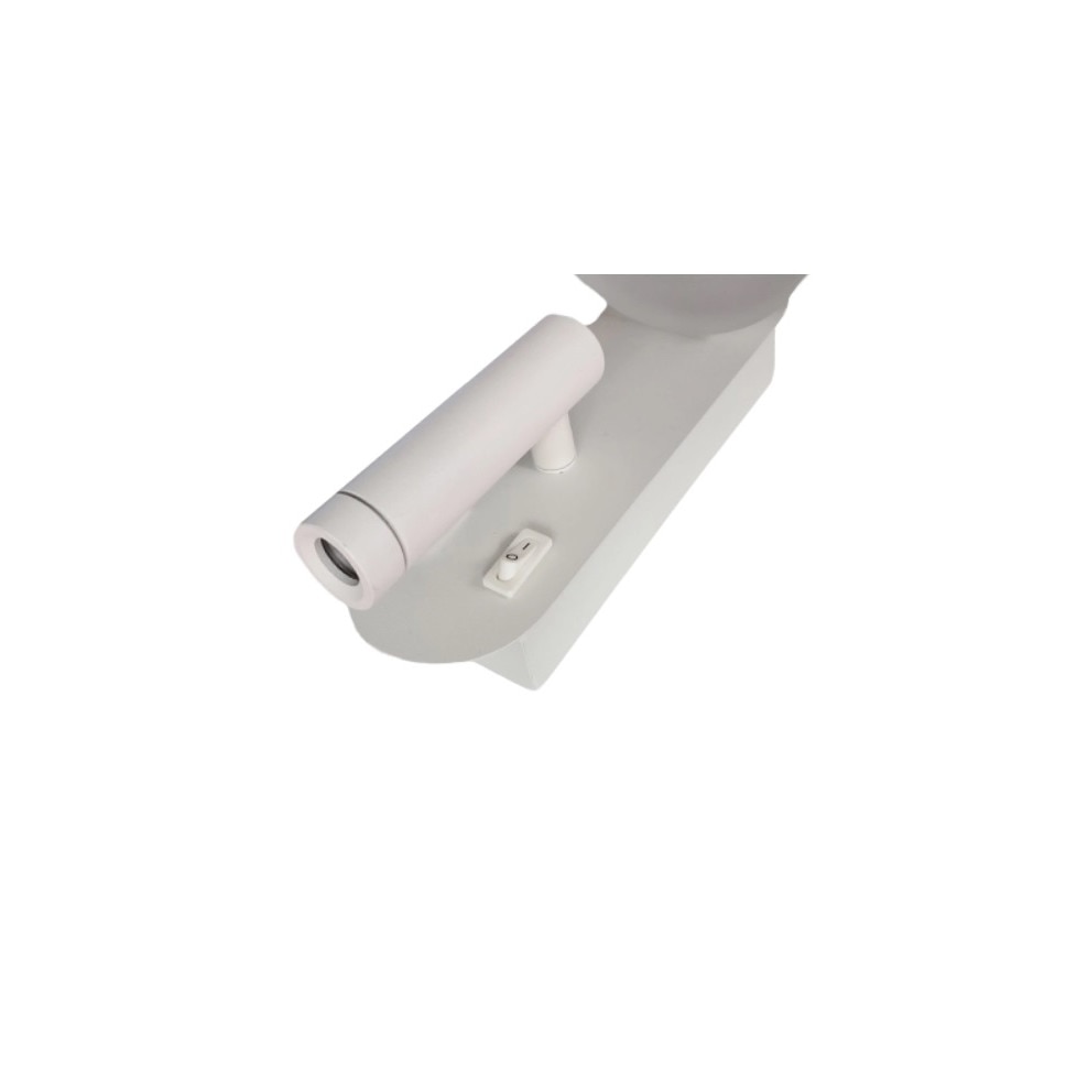 Aplica led pentru noptiera, 10W, Crovi Circle, alb - eMAG.ro