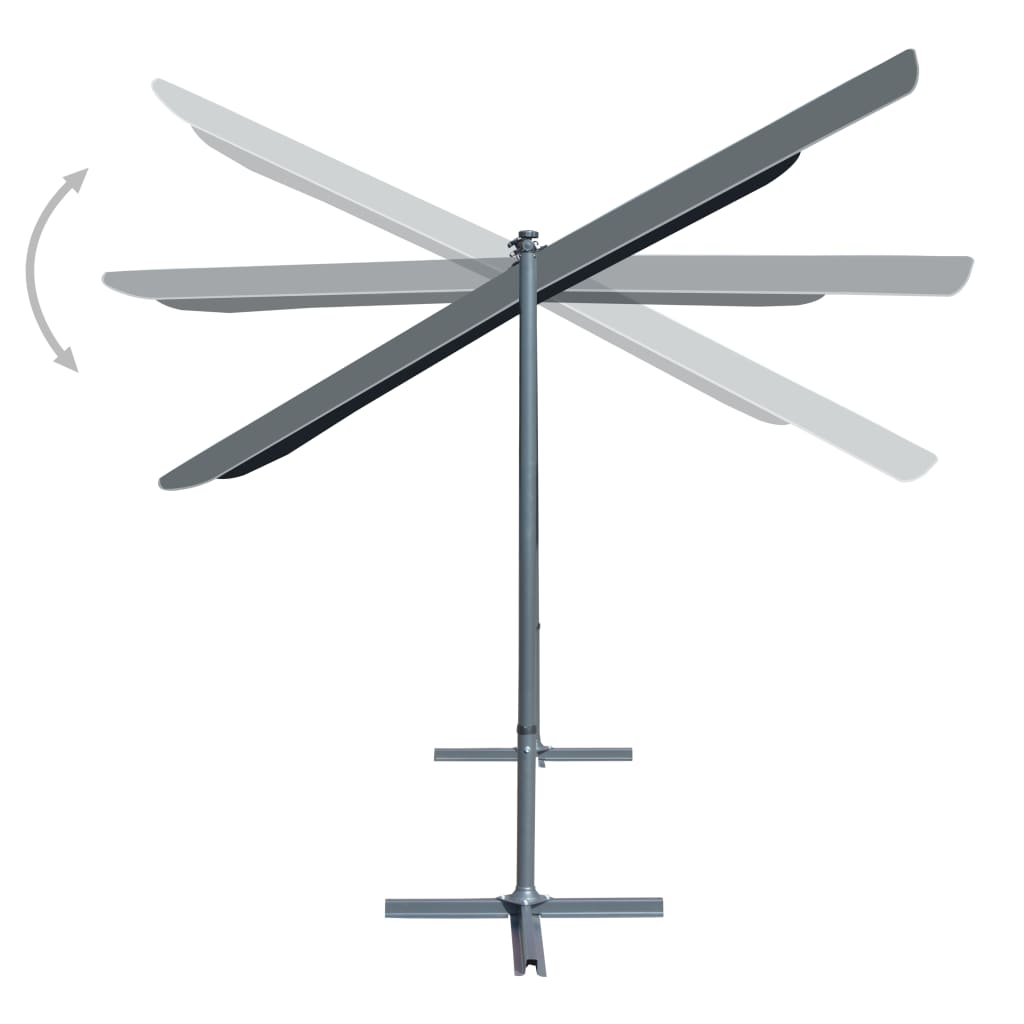 Pavilion acoperis inclinabil retractabil antracit 350x253x196cm ...