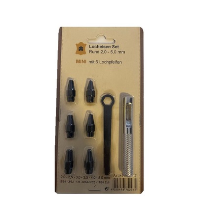 Set preducele Mini rotunde pentru pielarie, Lederhaus - eMAG.ro
