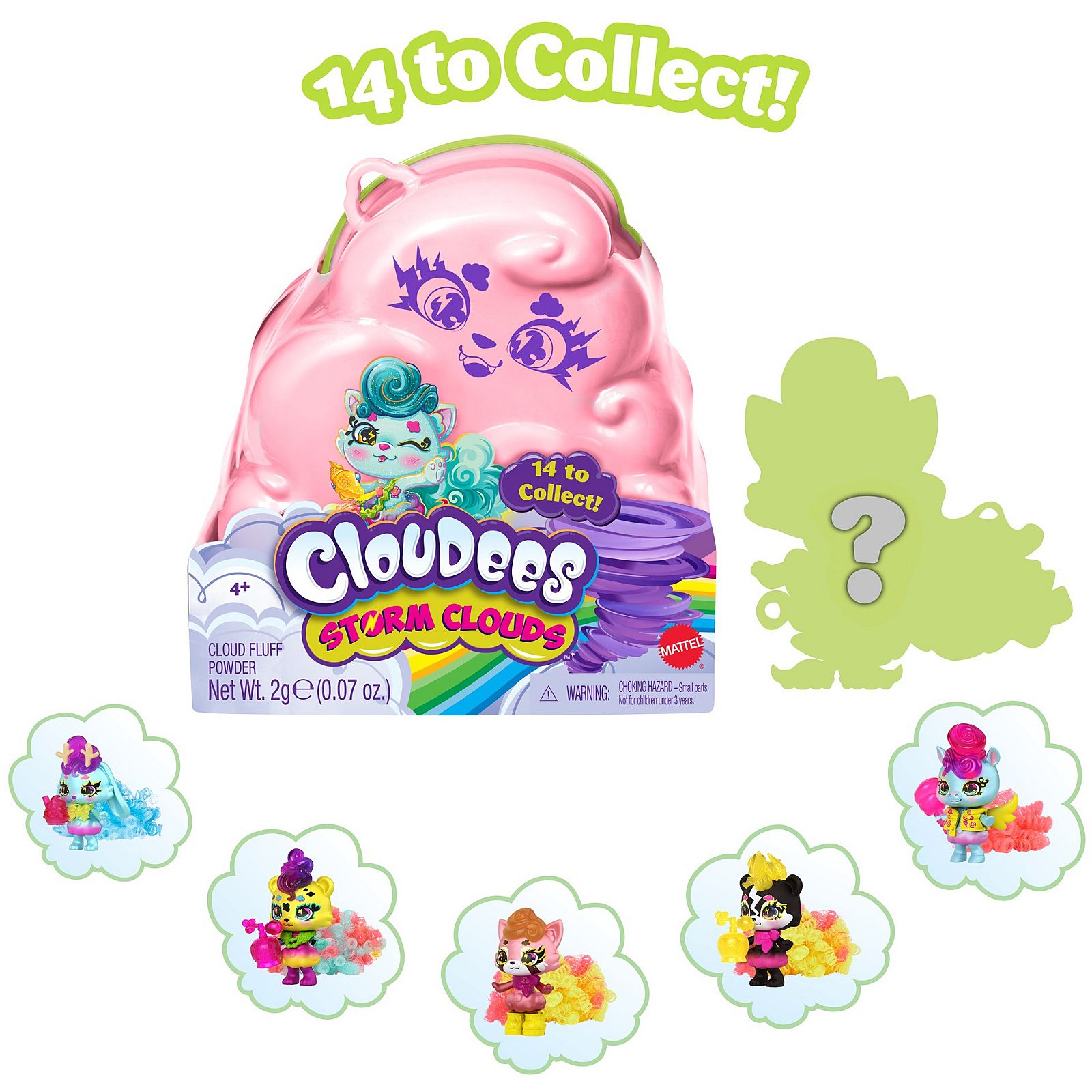 Облаче Mattel, Cloudees, Фигура - изненада, Розово - eMAG.bg